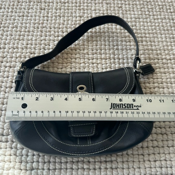 Coach | Bags | Genuine Coach Black Leather Shoulder Soho Bag Y2k ...
